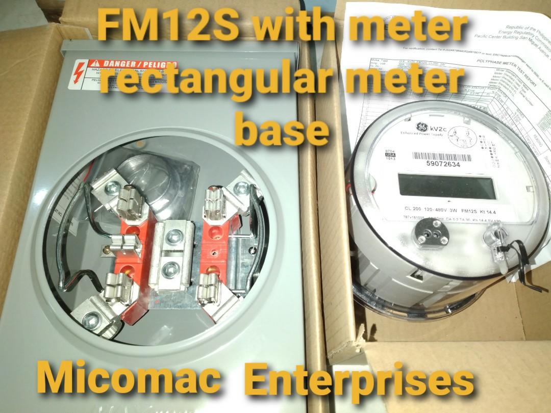 Ge Kv2c electric meters, Furniture & Home Living, Lighting & Fans ...