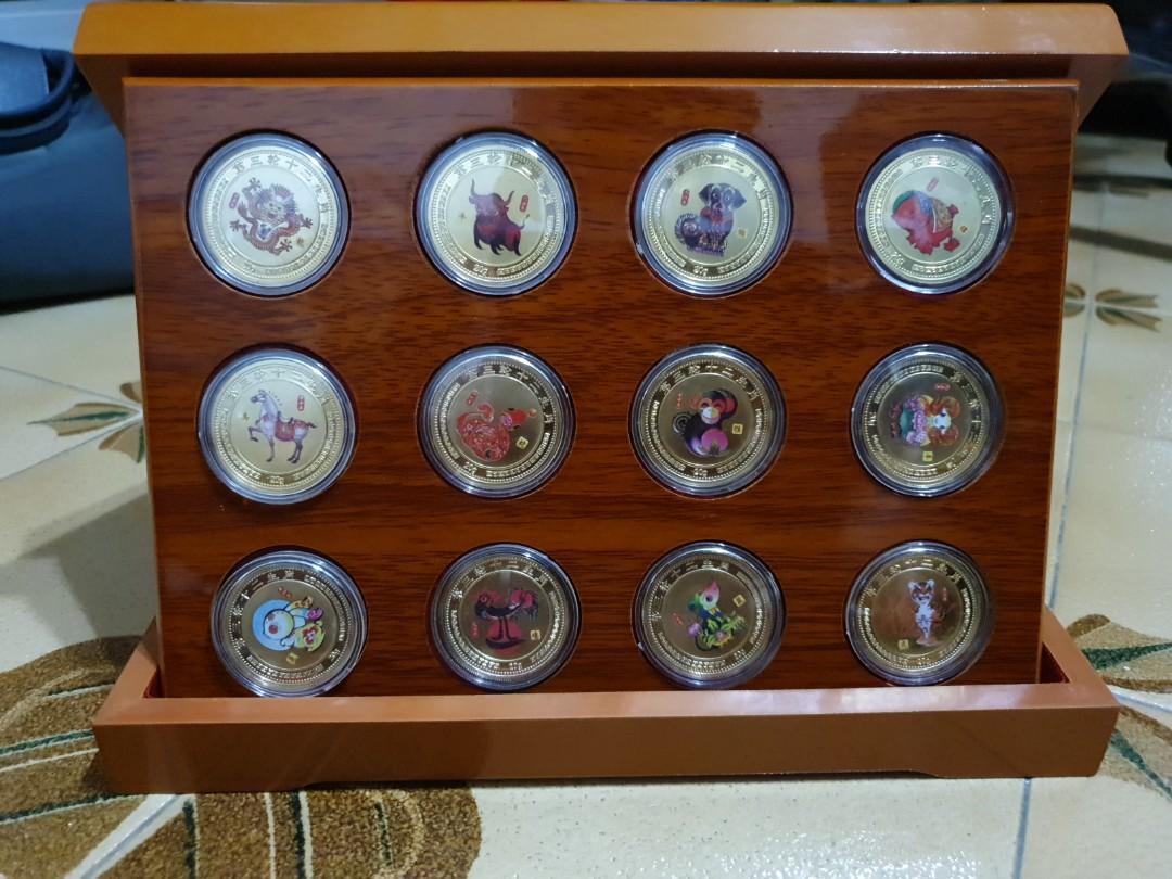 Gold coins, Furniture & Home Living, Home Decor, Vases & Decorative ...