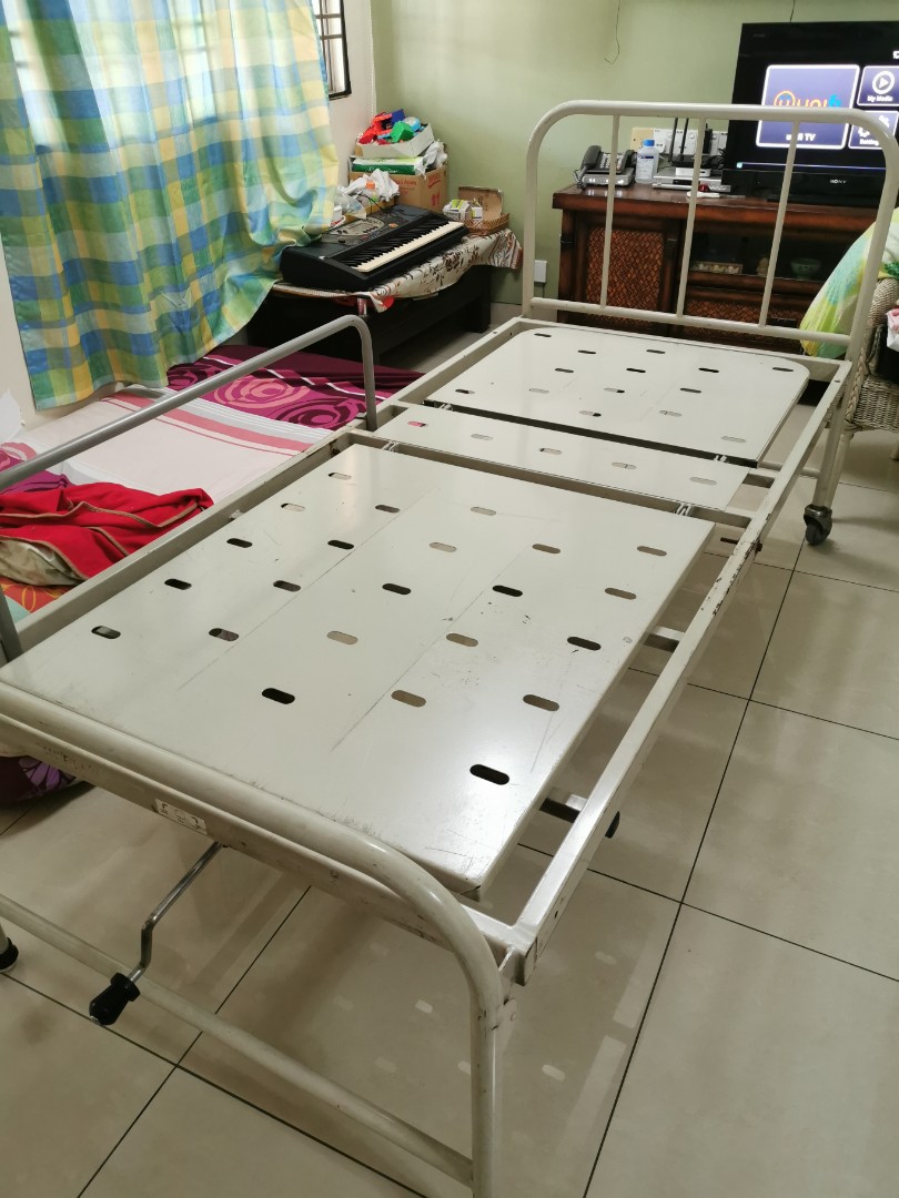 Hospital Bed frame, Furniture & Home Living, Furniture, Bed Frames & Mattresses on Carousell