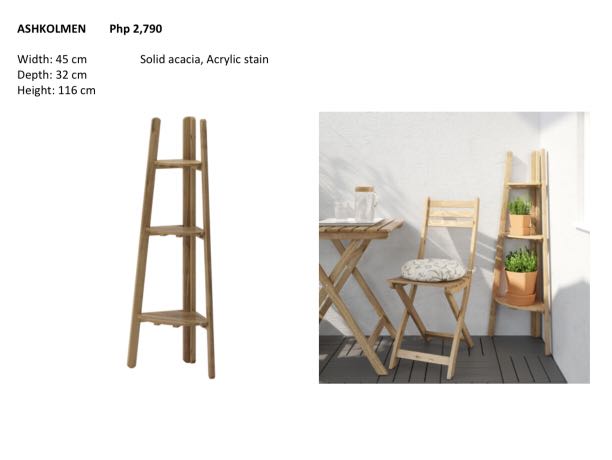 Ikea Askholmen Plant Stand, Furniture & Home Living, Gardening, Plants ...