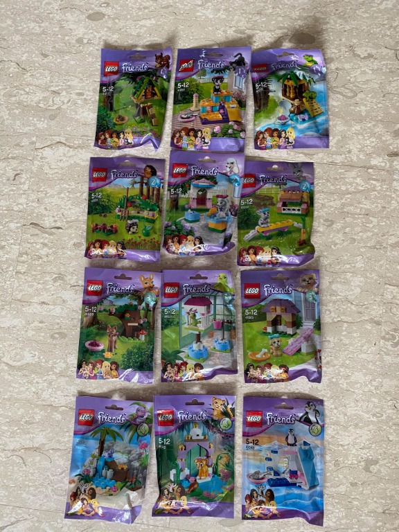 Lego Friends Animals series 1 to 4 (12 packs) NEW, Toys & Games, Bricks ...