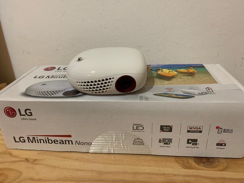 Lg Portable mini Projector, TV & Home Appliances, TV & Entertainment ...