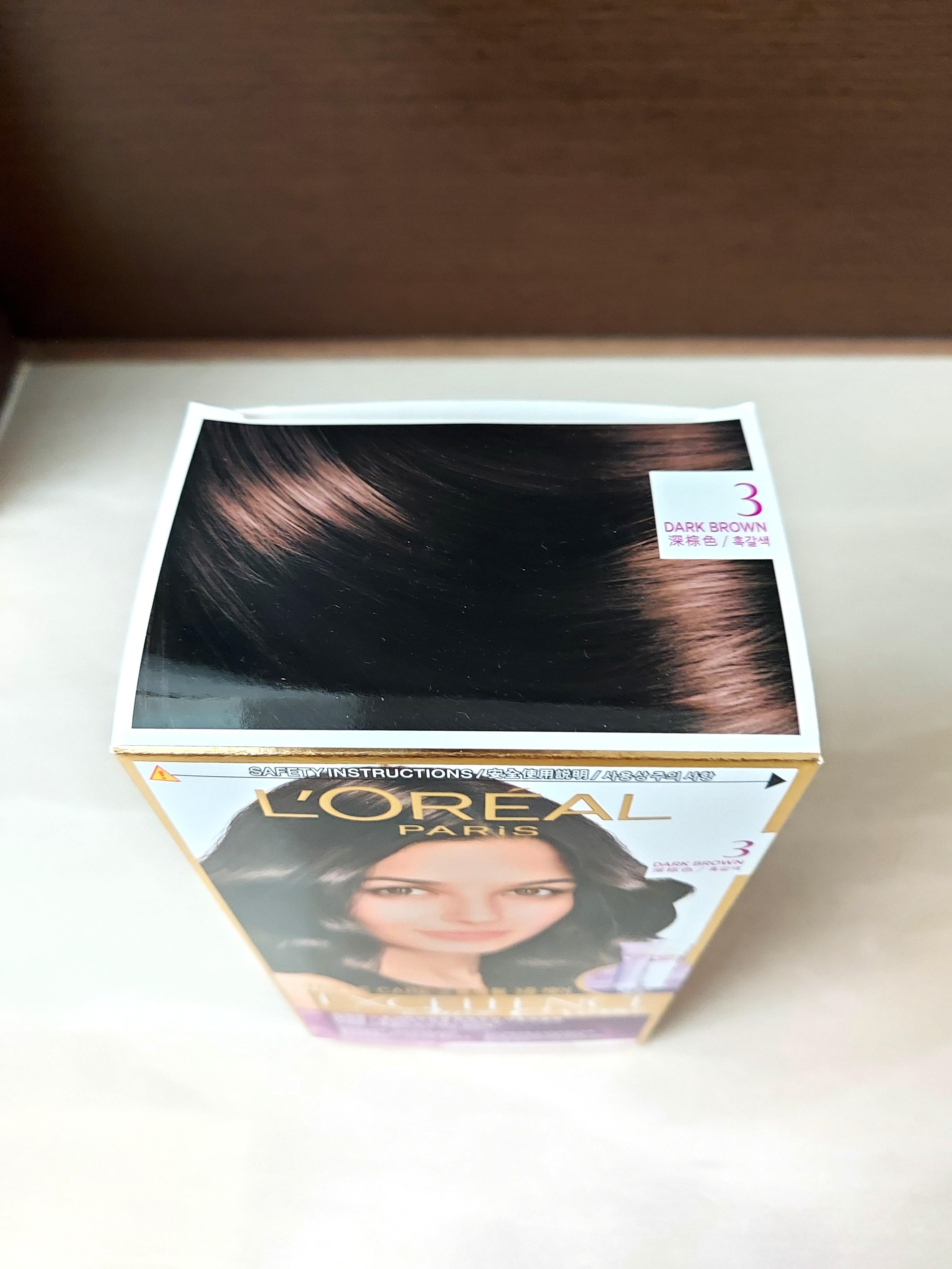Loreal Paris Hair Dye: Excellence Duo Creme (Triple Care) - Dark Brown ...