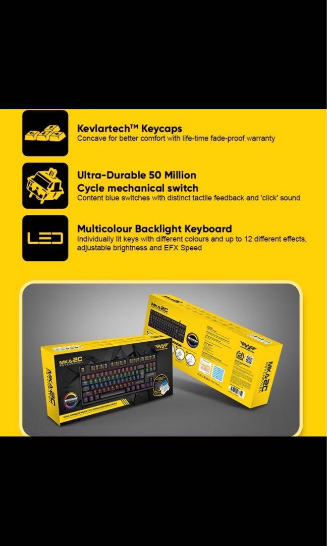 Mechanical Keyboard Armaggeddon MKA-2C, Computers & Tech, Parts ...