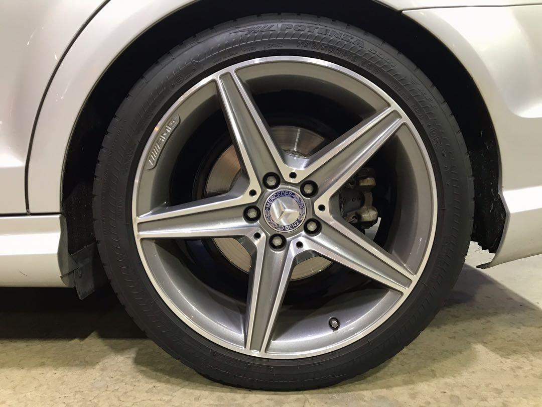 Original Mercedes Benz Staggered AMG Rims 18”, Car Accessories, Tyres ...