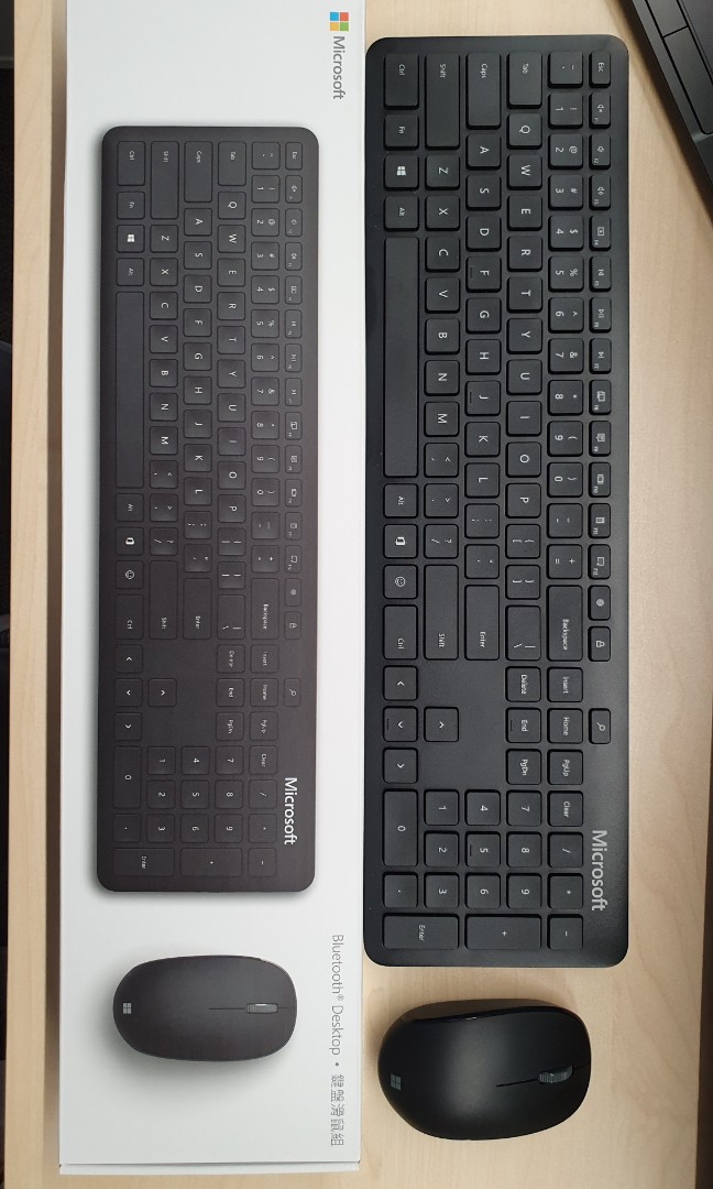 Microsoft Bluetooth Desktop (Keyboard + Mouse), Computers & Tech, Parts ...