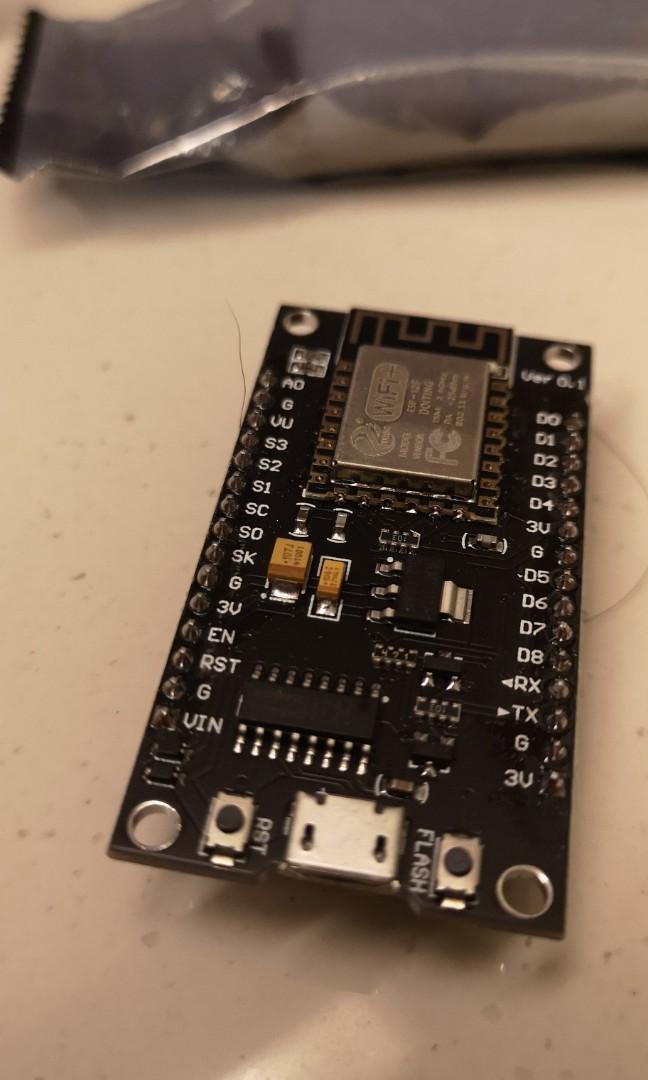 NodeMCU Lua V3 ESP8266 WIFI with CH340C, Computers & Tech, Parts ...