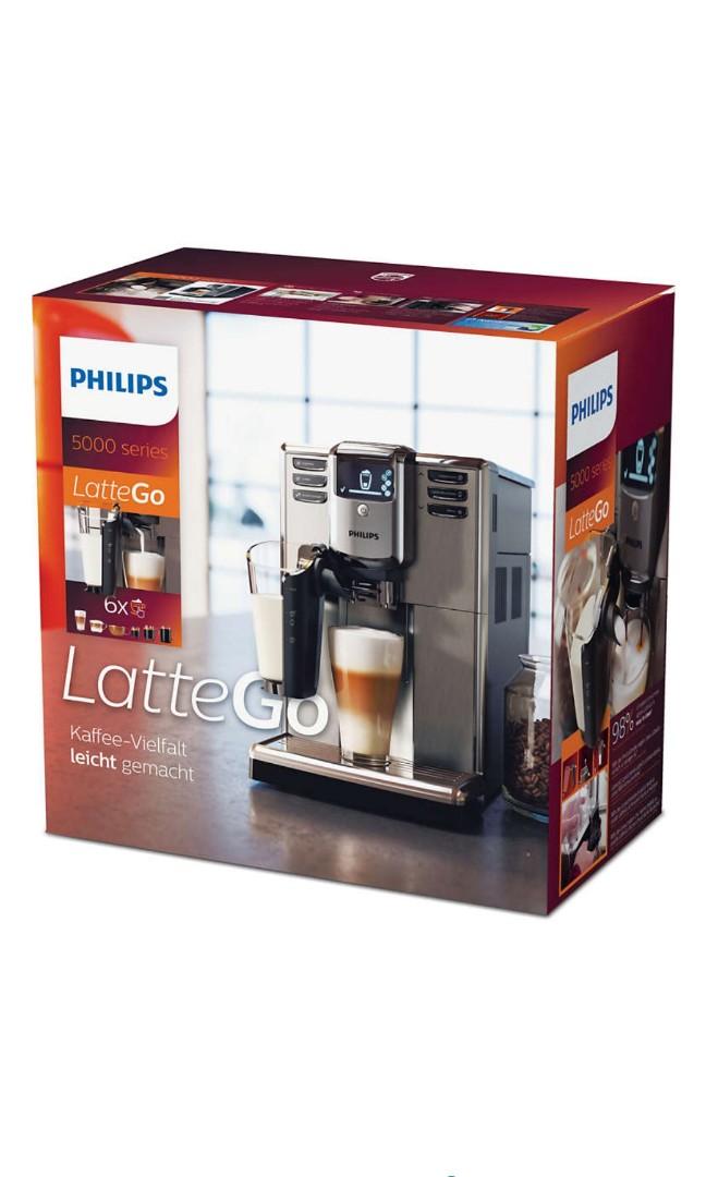 Philips Series 5000 Fully automatic espresso machine EP5335/10, TV ...