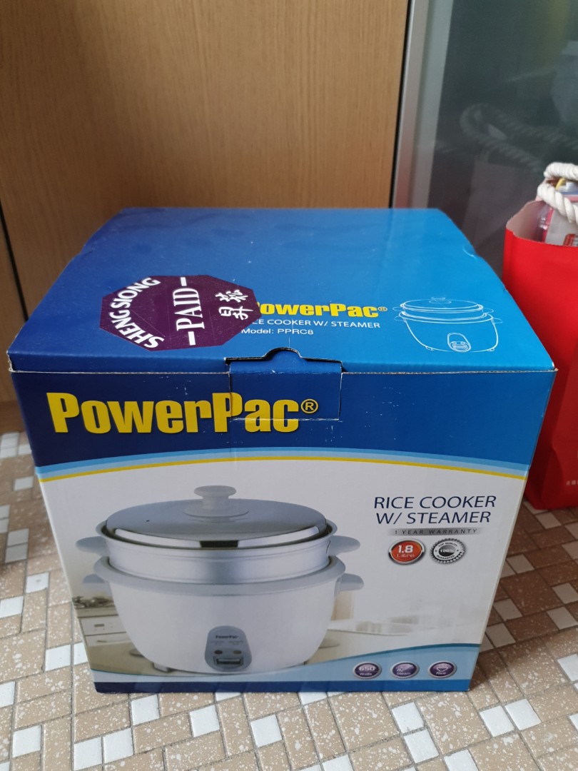 Power pac rice cooker, TV & Home Appliances, Kitchen Appliances ...