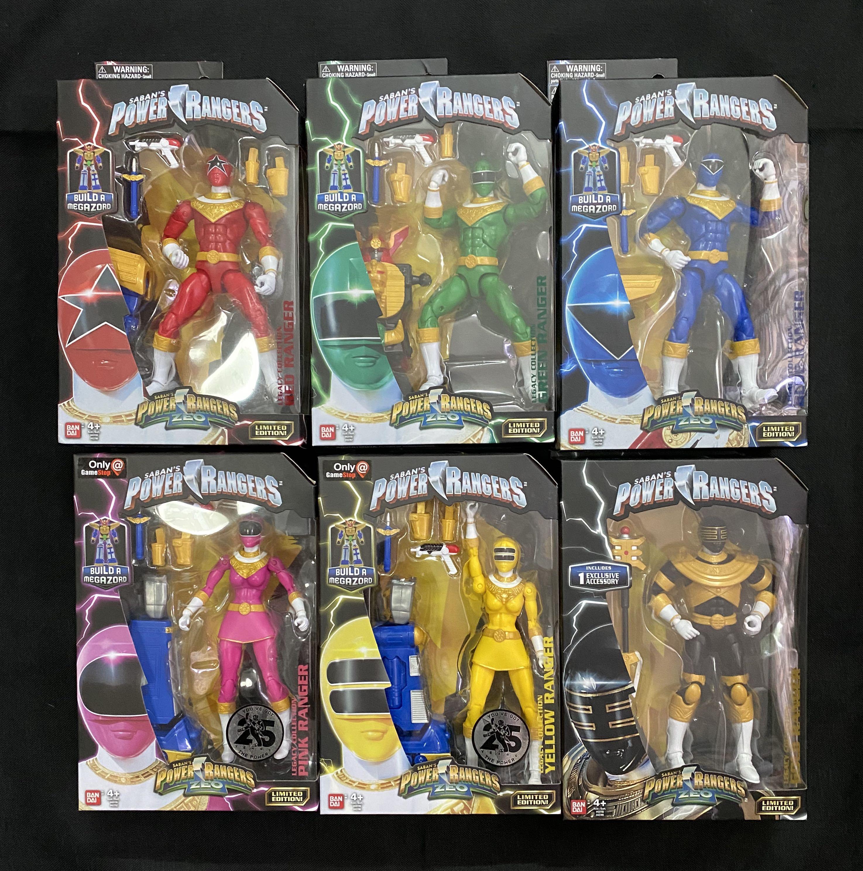 Power Rangers Zeo - Legacy Figures with Build-A-Megazord, Hobbies ...