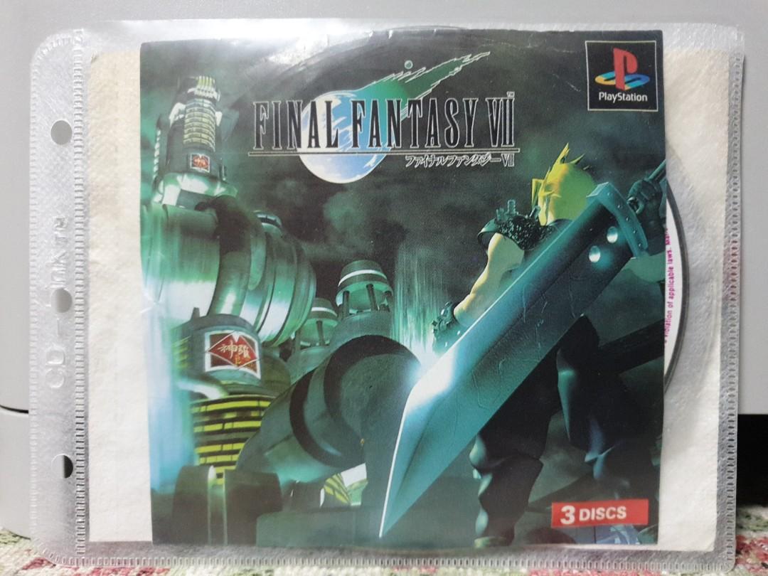 PS Final Fantasy 7, Video Gaming, Video Games, PlayStation on Carousell