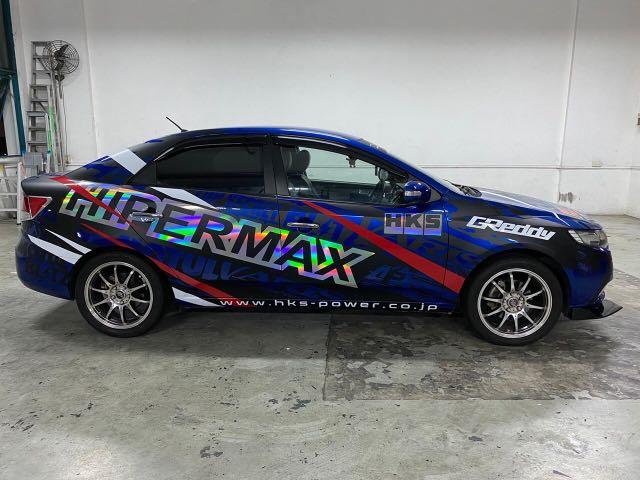 Racing Track Car Sticker Decal Design, Team Decal Logo, Livery, Full ...