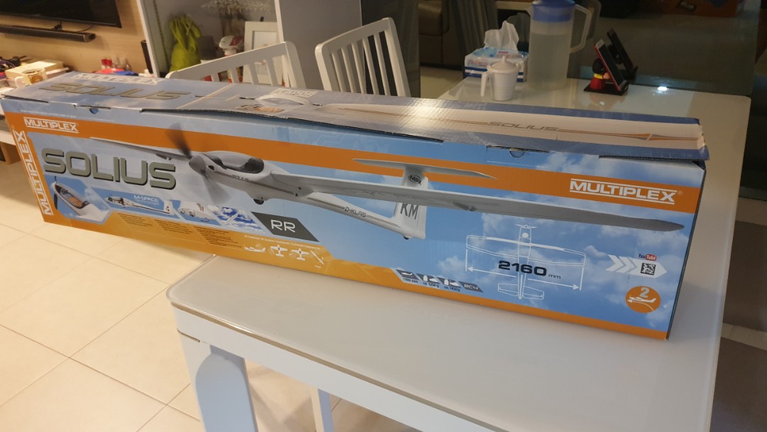 Radio Control Multiplex Solius Glider, Hobbies & Toys, Toys & Games on ...