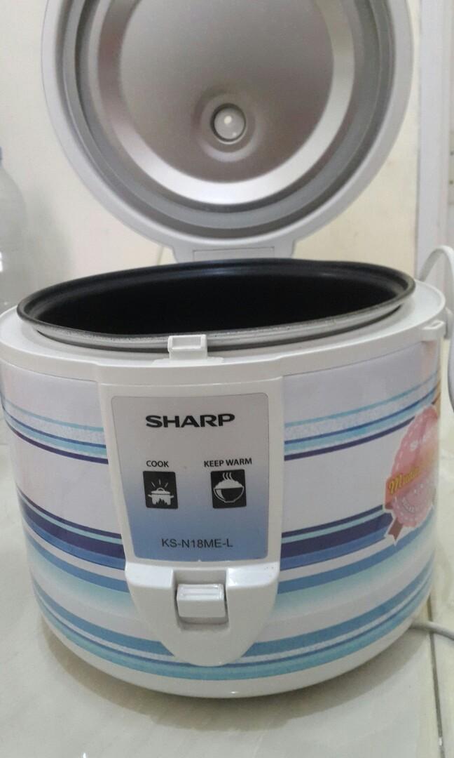 Rice cooker sharp, Kitchen & Appliances di Carousell