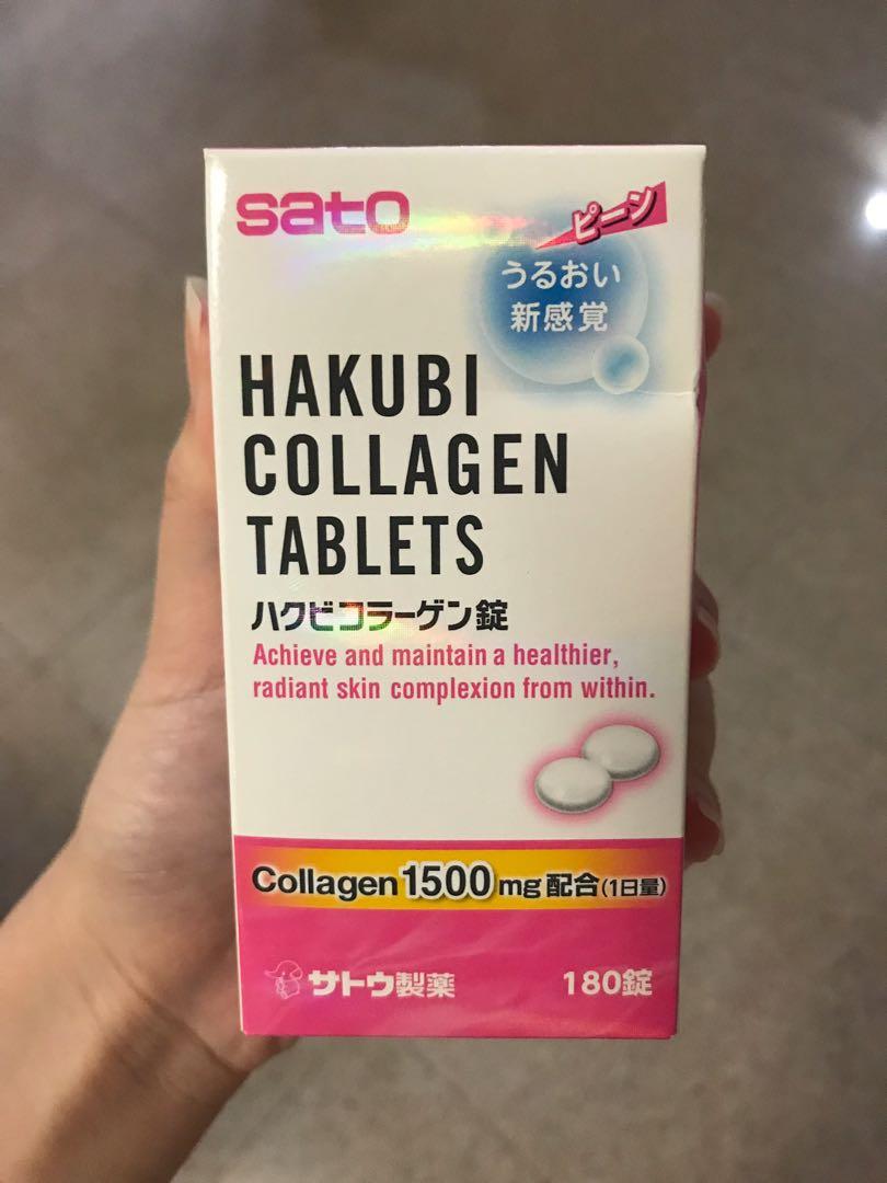 SATO HAKUBI COLLAGEN TABLETS on Carousell
