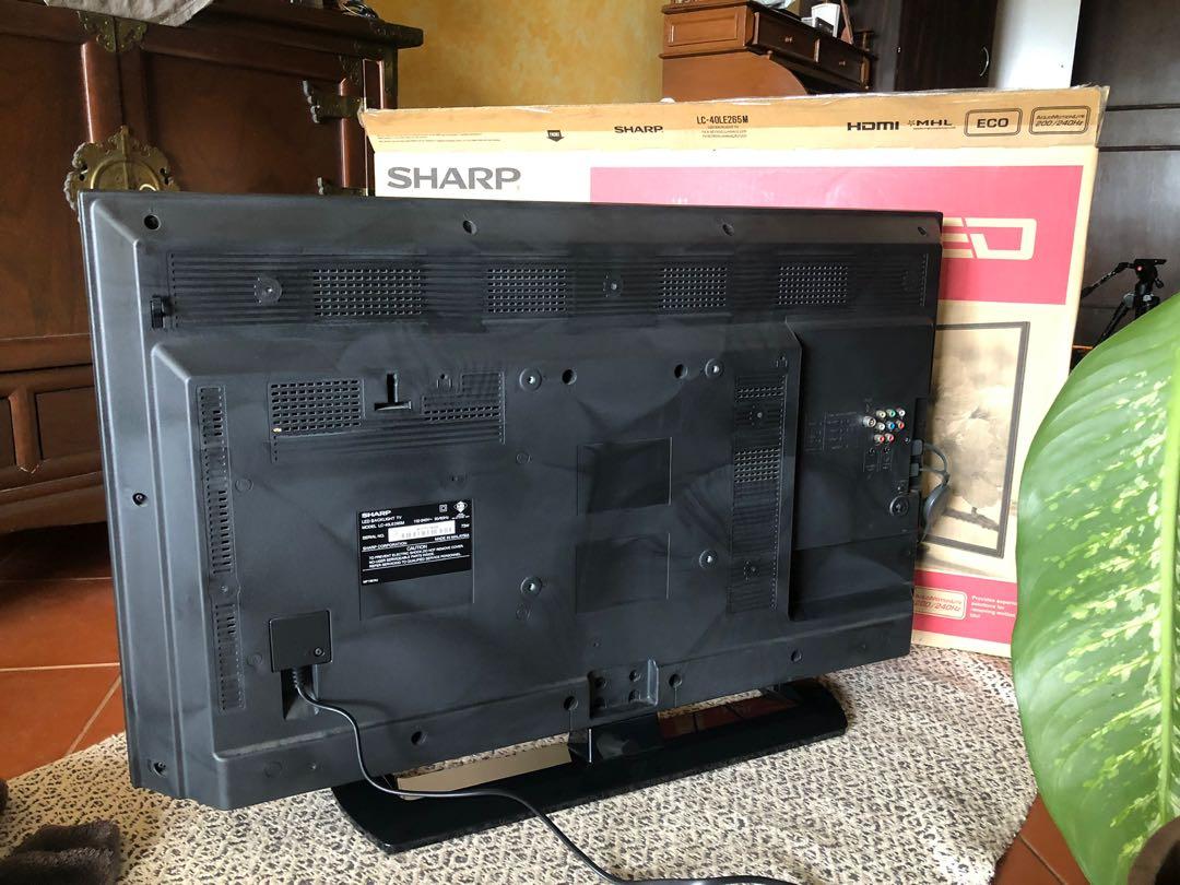 Sharp Aquos 40” TV LC-40LE265M LED, TV & Home Appliances, TV ...