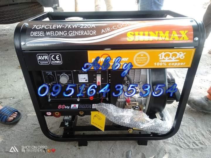 SHINMAX 220A / 7kva Diesel Welding Generator, Commercial & Industrial ...