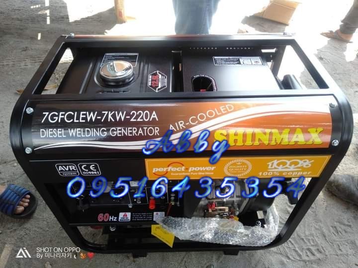 SHINMAX 220A / 7kva Diesel Welding Generator, Commercial & Industrial ...