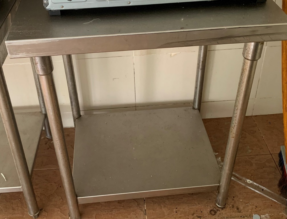 Stainless Steel Cashier Table, Furniture & Home Living, Furniture ...