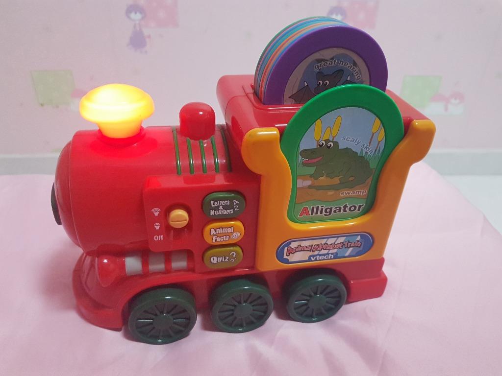 Superb Condition Vtech Vrtech Animal Alphabet A-Z Train, Babies & Kids ...