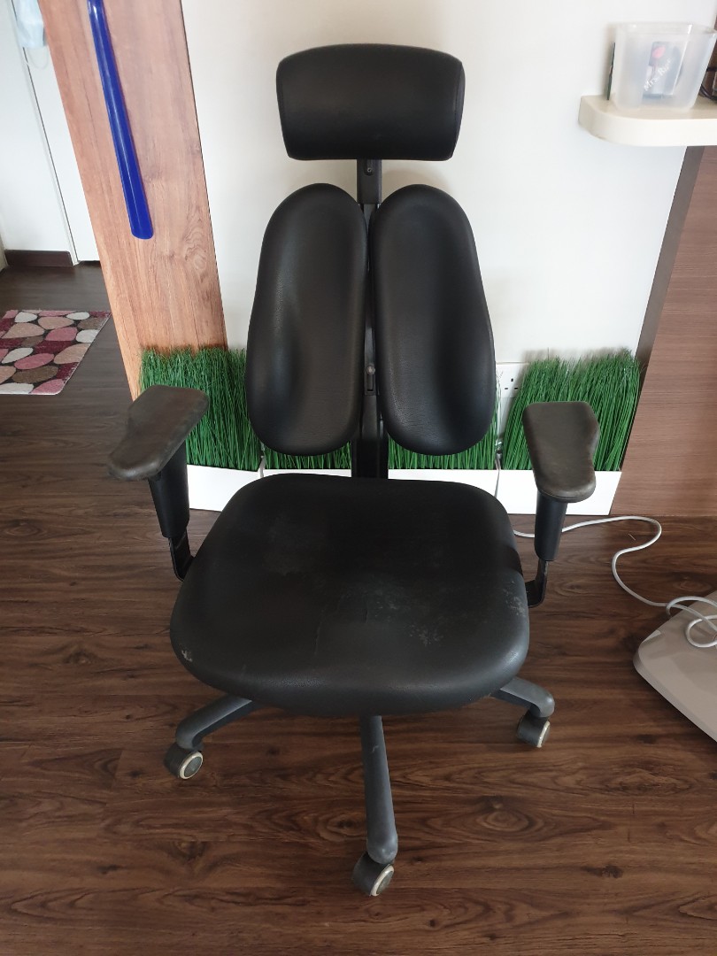 Torch Ergonomic Leather Office Chair, Furniture & Home Living ...