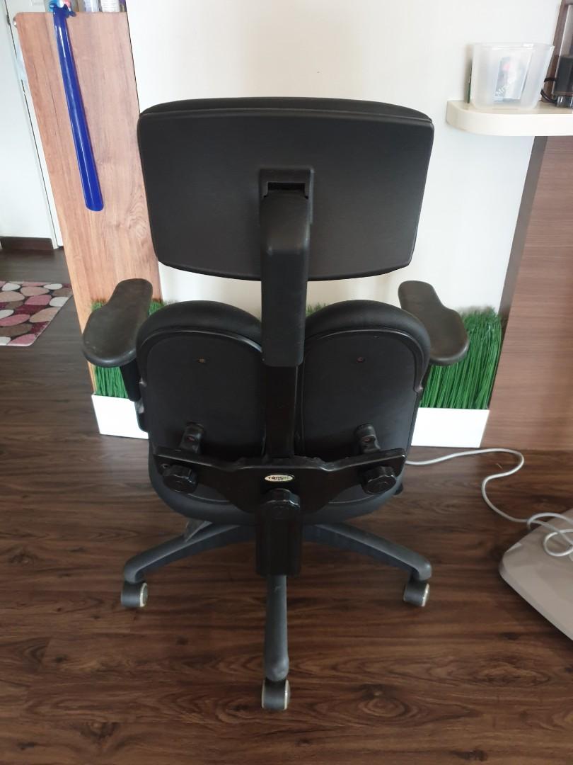 Torch Ergonomic Leather Office Chair, Furniture & Home Living ...