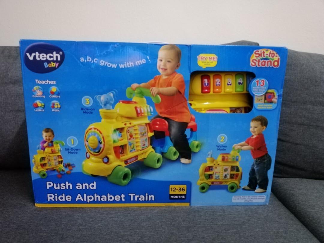 Vtech push and ride alphabet train tesco store