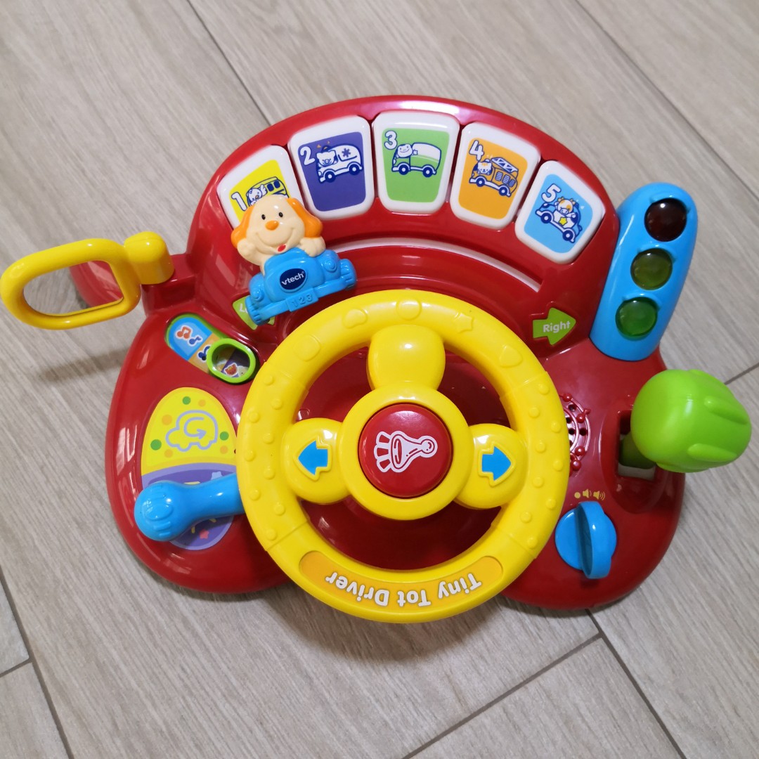 Vtech tiny tot driver toy, Babies & Kids, Infant Playtime on Carousell