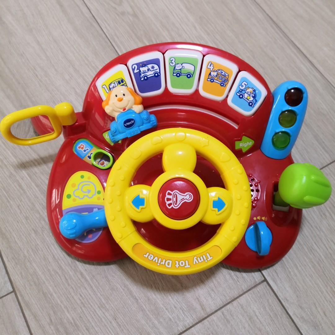 Vtech tiny tot driver toy, Babies & Kids, Infant Playtime on Carousell