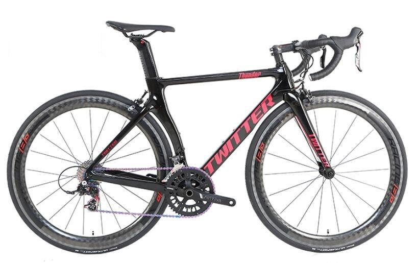 7.9KG TWITTER THUNDER C Road Bike RETROSPEC RS 22 Speed Carbon Fiber ...