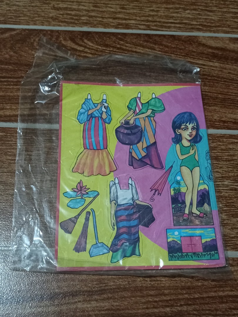 90s Paper Doll, Hobbies & Toys, Toys & Games on Carousell