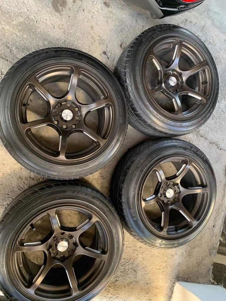 Advan Racing Mags, Car Parts & Accessories, Mags and Tires on Carousell