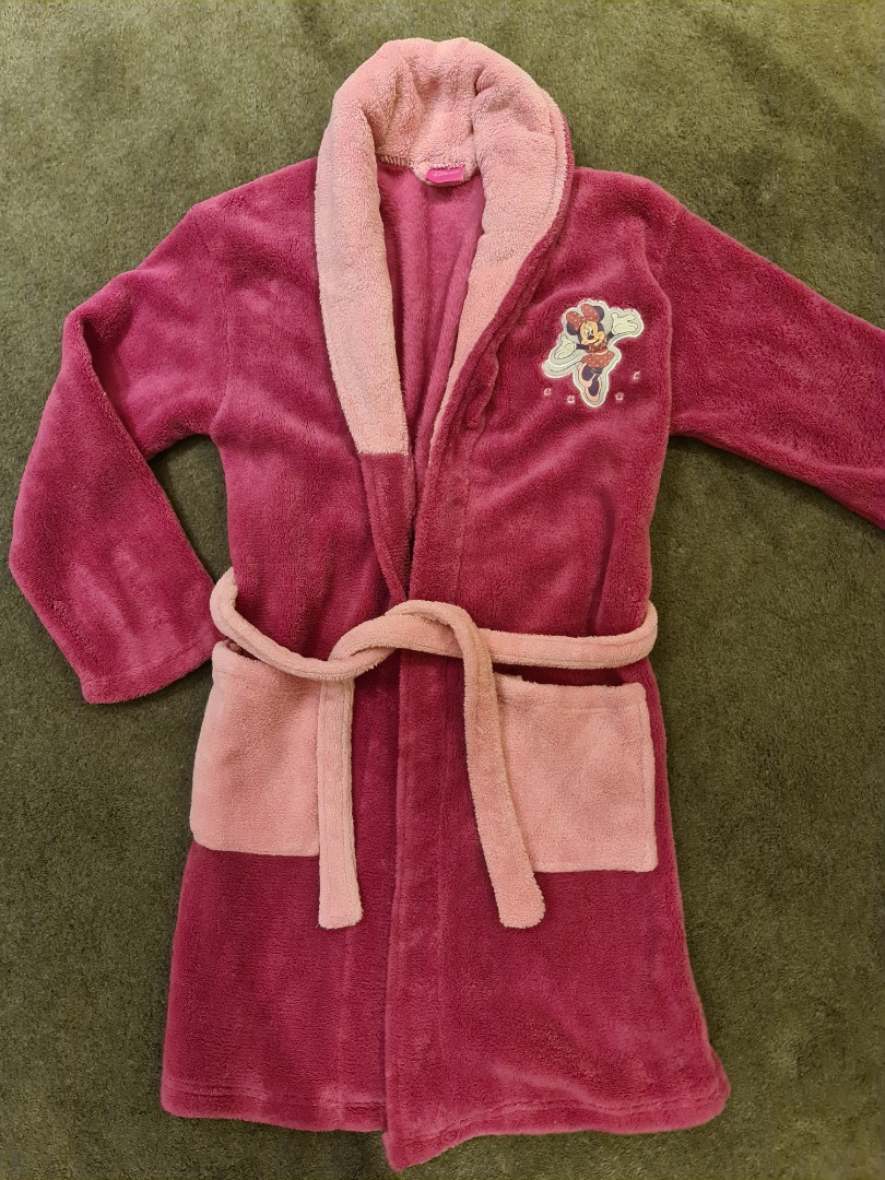 Authentic Disney Terry Robe (Minnie & Cars), Babies & Kids, Babies ...