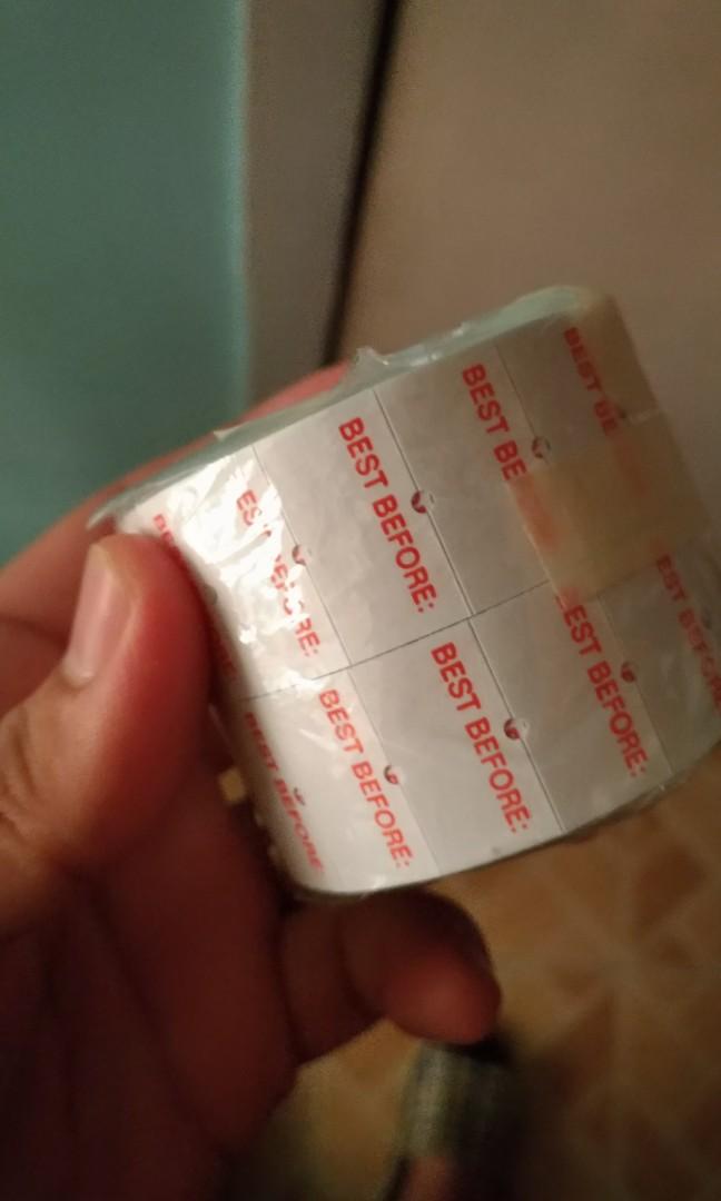 Bestbefore sticker, Food & Drinks, Packaged & Instant Food on Carousell