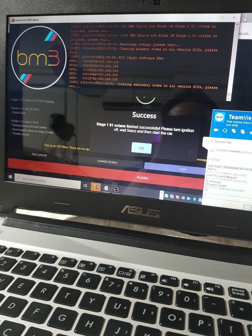 BOOTMOD3 STAGE 1 91 Octine done for G30 520i 2018, Car Accessories, Car ...