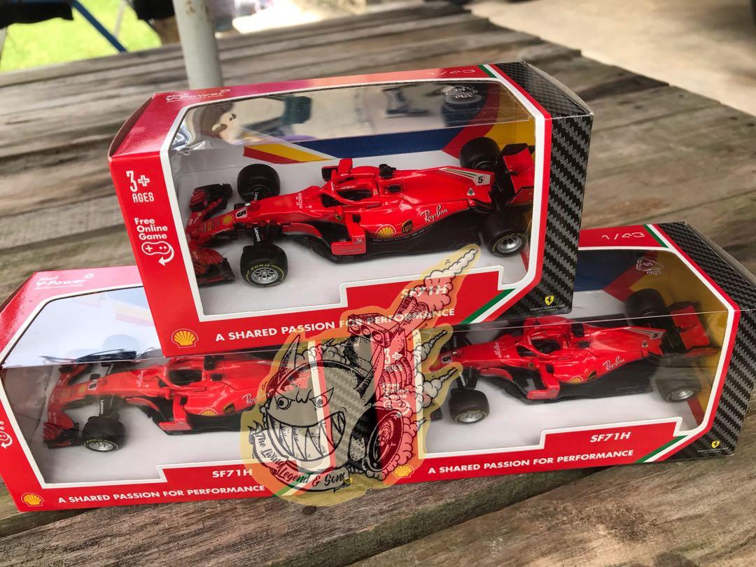 Burago Shell Ferrari F1, Hobbies & Toys, Collectibles & Memorabilia ...