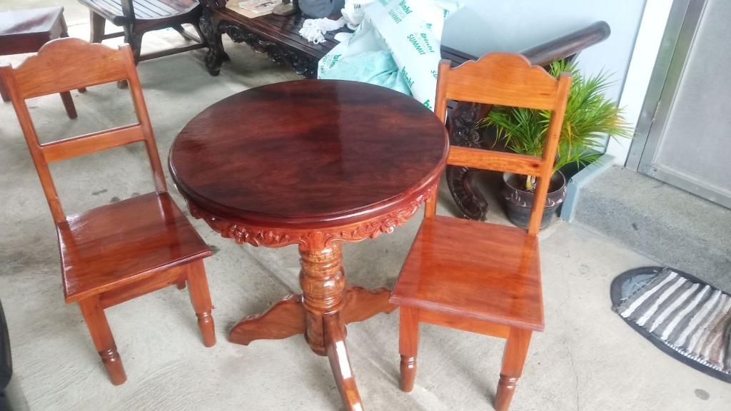 Narra Dining Table and Coffee Table, Furniture & Home Living, Furniture ...