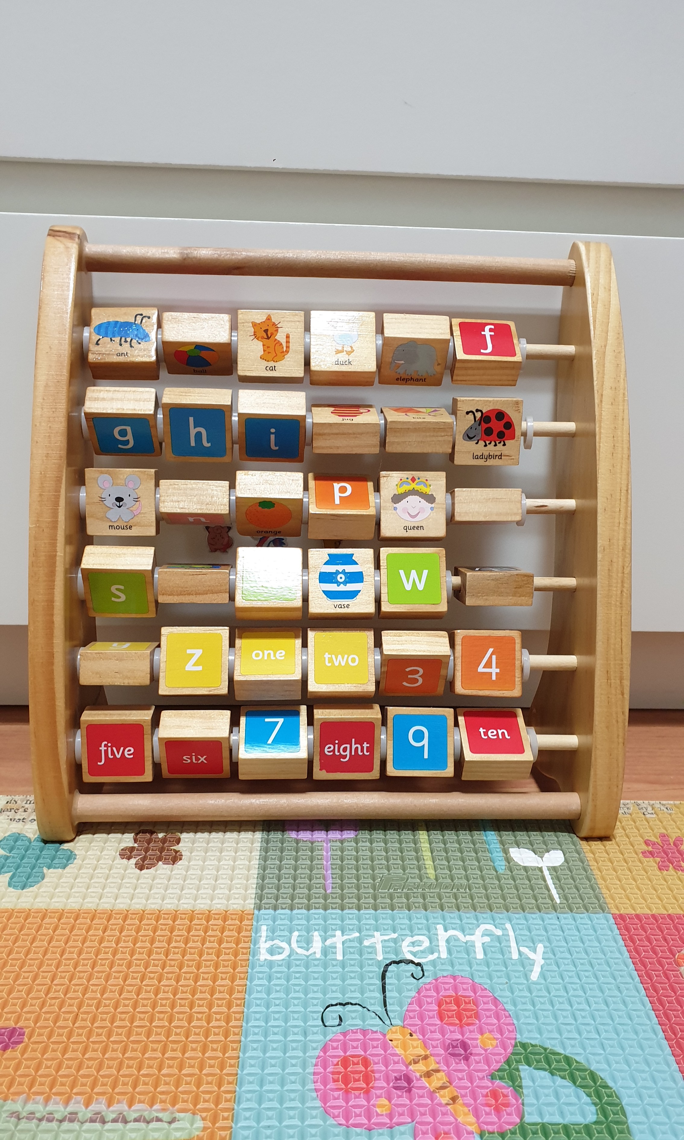 ELC Alphabet Teaching Frame, Babies & Kids, Toys & Walkers on Carousell