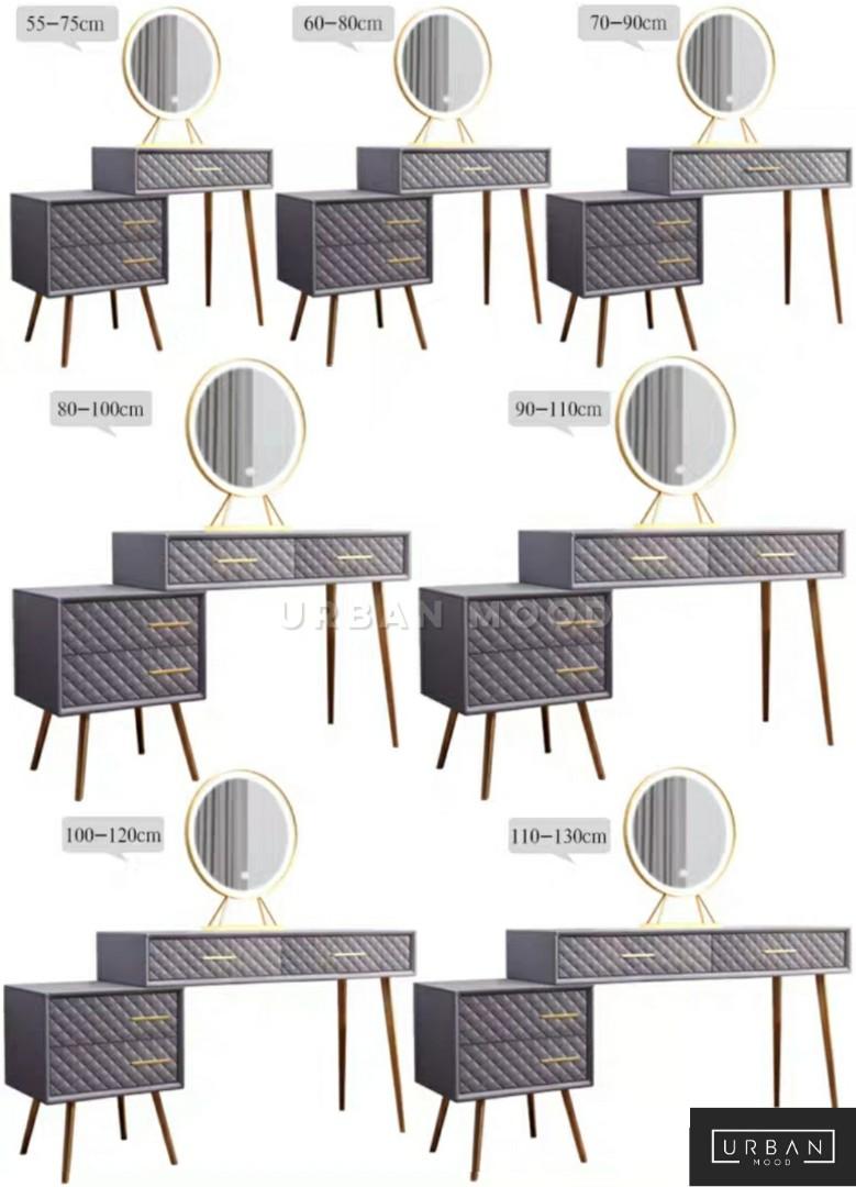 ELSA Modern Vanity Table Set, Furniture & Home Living, Furniture ...