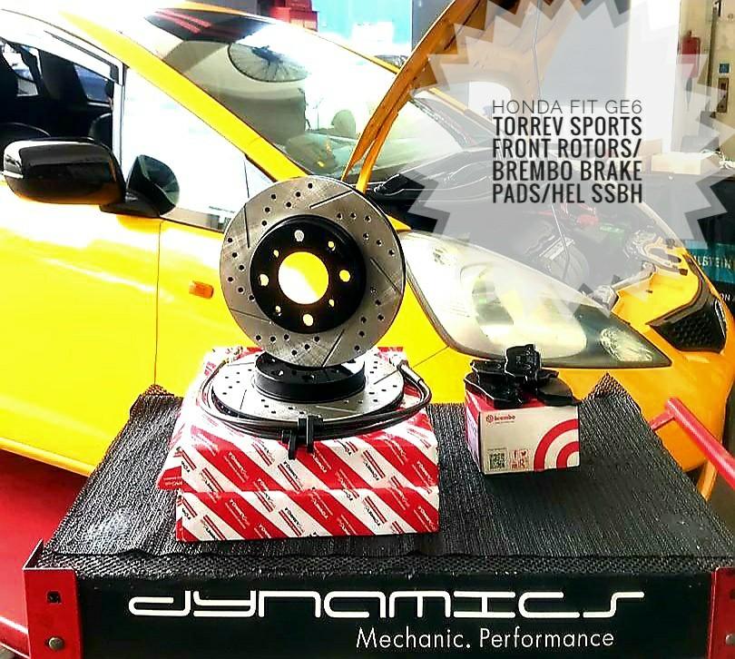 Honda Fit GE6/GE8/Accord CR1: TORREV Sports Slotted/Holes Rotors/Brembo ...