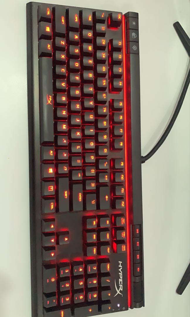 HyperX Alloy Elite cherry mx red switch Mechanical Keyboard, Computers ...