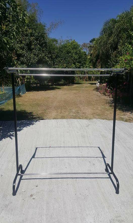 Indoor Metal Sampayan with Rubber Footings, Furniture & Home Living ...