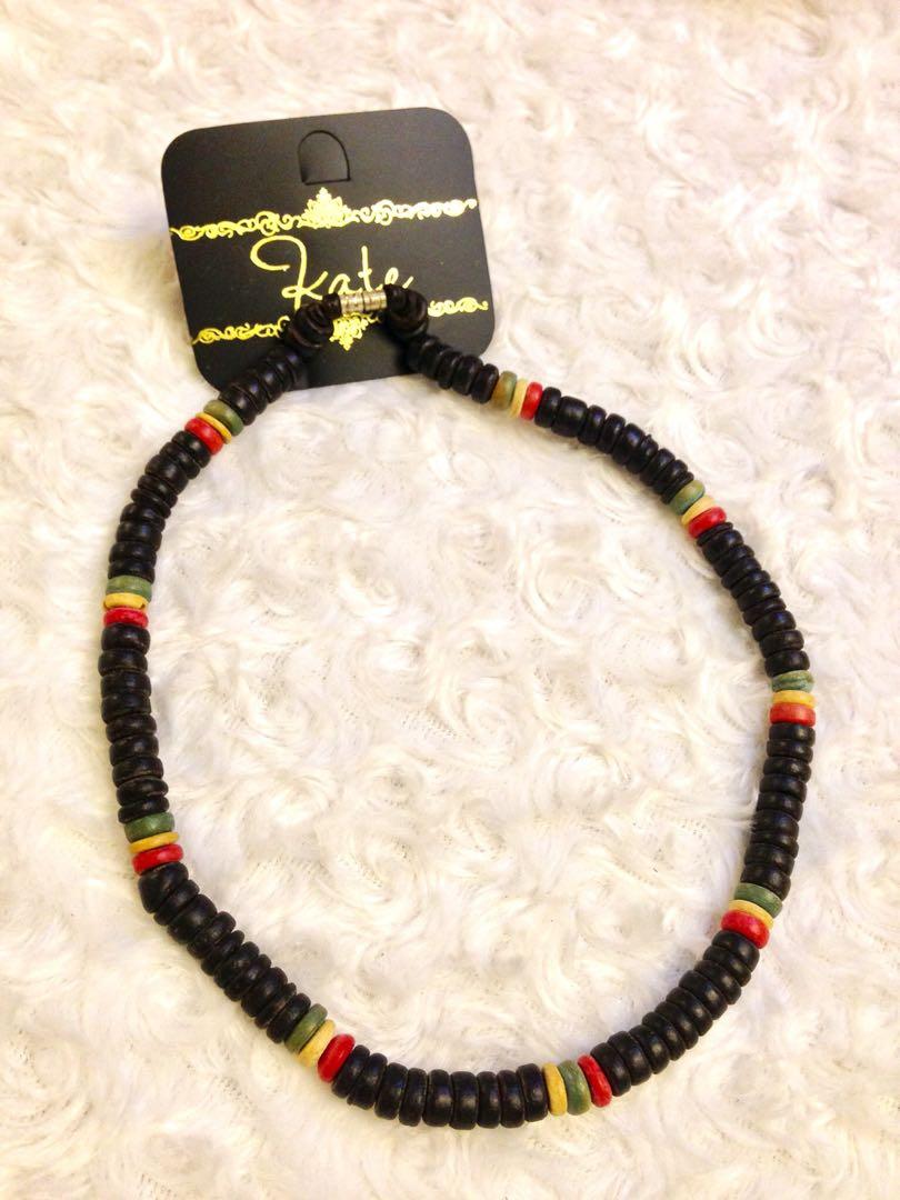 Jamaican Inspired beaded necklace, Women's Fashion, Watches ...