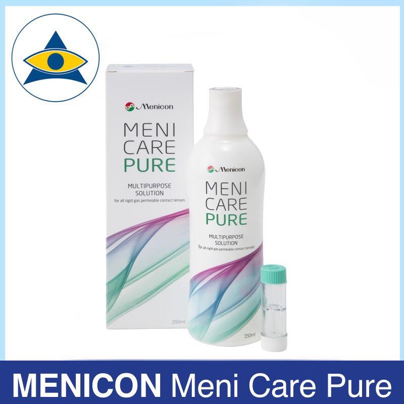 Menicon Meni Care Pure | Menicon Meni Care Plus | Menicon Progent RGP ...