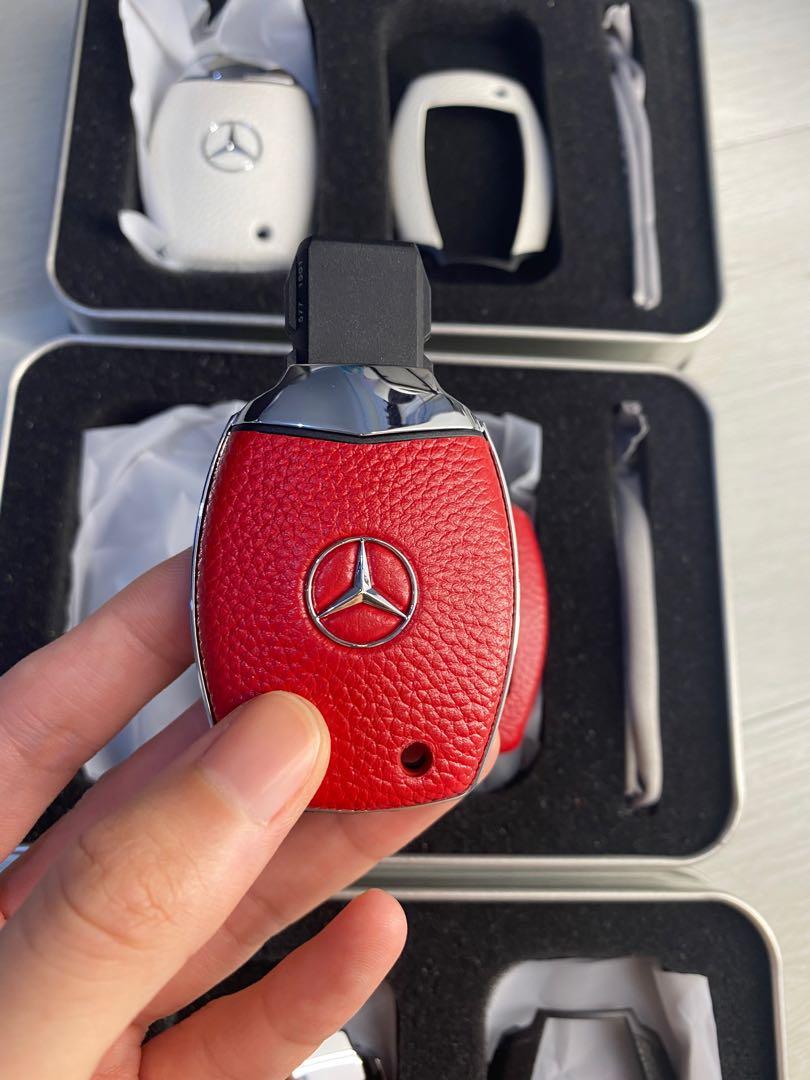 Mercedes Benz leather key cover c180 c200 c250 e200 e250 e300 s300 s400 ...