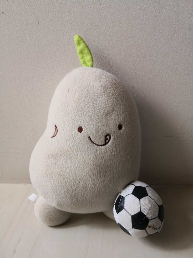 Mr Bean with football stuffed toy, Toys & Games, Stuffed Toys on Carousell