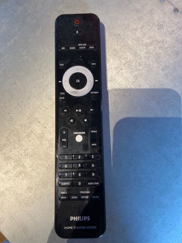 Philips Home Theater System Remote, TV & Home Appliances, TV ...