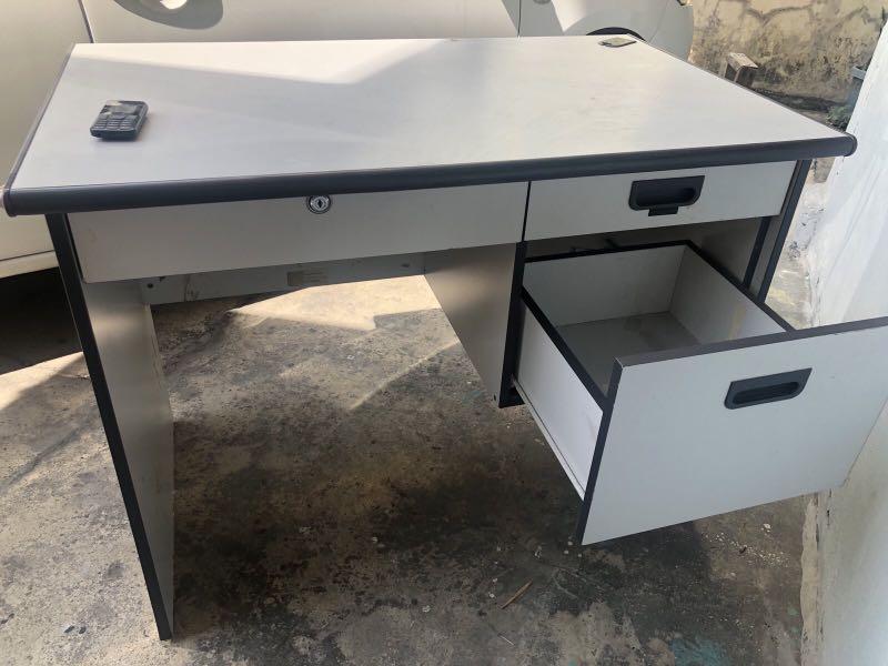Pre-loved Office Table, Furniture & Home Living, Office Furniture ...