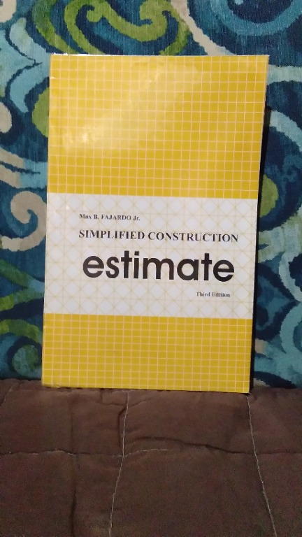 Simplified Construction Estimate by Max Fajardo, Hobbies & Toys, Books & Magazines, Children's ...