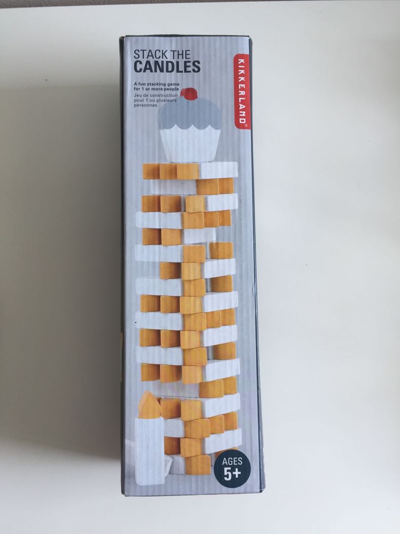 Stack game / Crate & Barrel, Hobbies & Toys, Toys & Games on Carousell